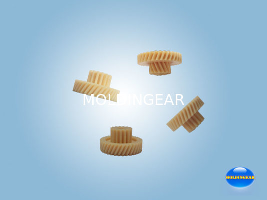 Customized design of plastic helical gear in various modules for worm gear arrangement