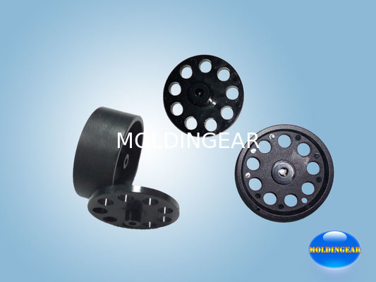Customized design injection mold plastic wheel parts for toys/teaching devices