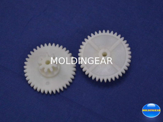 Customized manufacture of plastic double-spur gear for DC motor