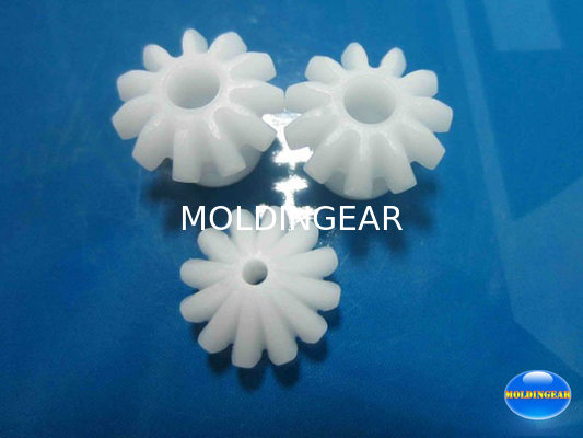 Customized manufacture of designed plastic bevel gear for toy car