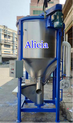 Stainless Steel 500KG Plastic Screw Vertical Type Paddle Mixers Blenders Machines