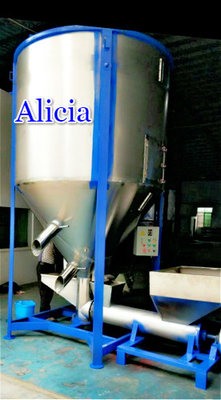 Stainless Steel 500KG Plastic Screw Vertical Type Paddle Mixers Blenders Machines