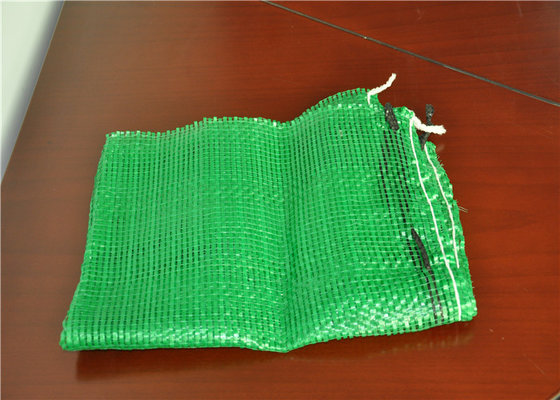Safe Plastic Mesh Produce Bags Woven Leno Net  For Packaging Onions And Potato