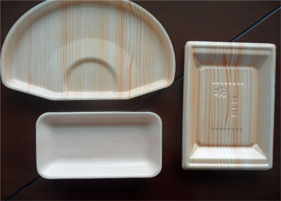 Customized Cookware  Polystyrene Food Trays , Elegant Plastic Eating Trays