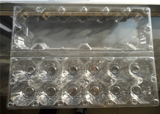Clear Lucite Thermoformed Plastic Quail Egg Tray For Beautify The Eggs