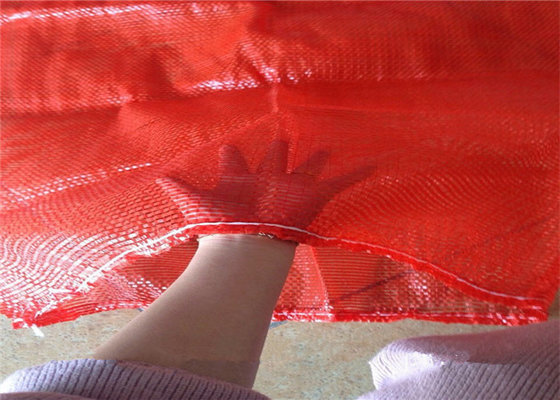 Recyclable Plastic Mesh Bags , Leno Mesh Bags For Vegetables Packaging