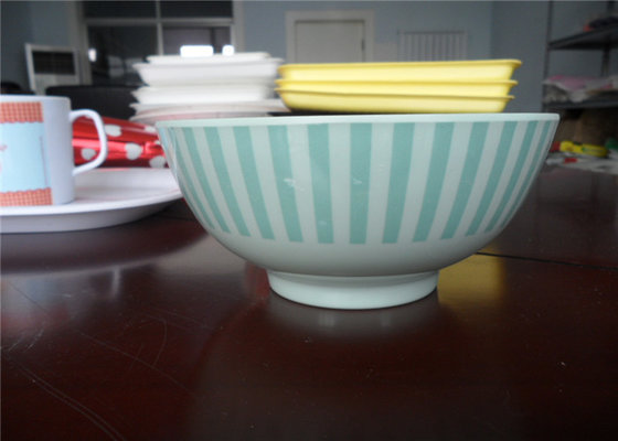 Cute Melamine Plastic Bowls Secondary Colours With High Impact Resistance