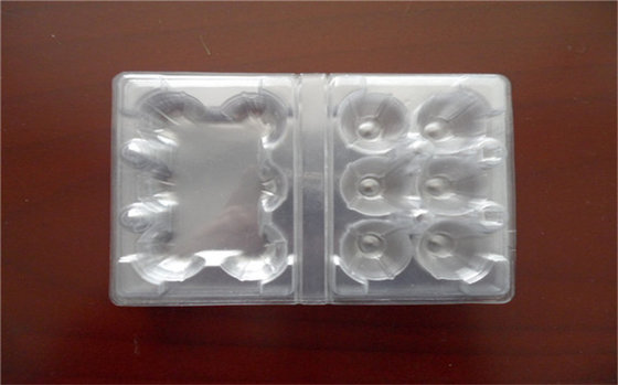 Recycled Plastic Egg Tray , Disposable OEM Design Plastic Egg Containers