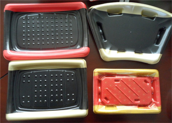 Multi - Color Food Grade Plastic Trays For Food Packaging , 100% Recyclable