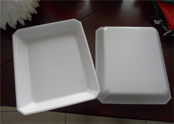 Modern Design PS Foam Tray Sushi Box Oblong Shape For Supermarket Packaging