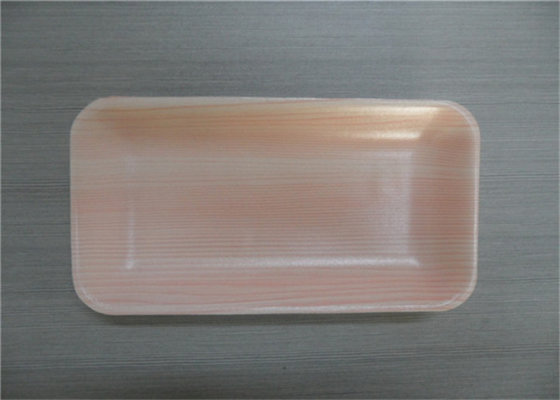 Fashion Design Pink Plastic Packaging Trays Meat Packing For For Supermarket Displaying