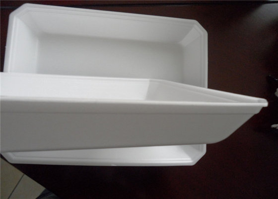Disposable PS Foam Tray , Small Decorative Plastic Trays For Food Packaging