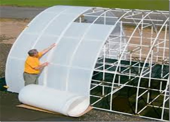 PE Plastic Greenhouse Film White Transparent Anti - Mildew Inhibits Insect Propagation