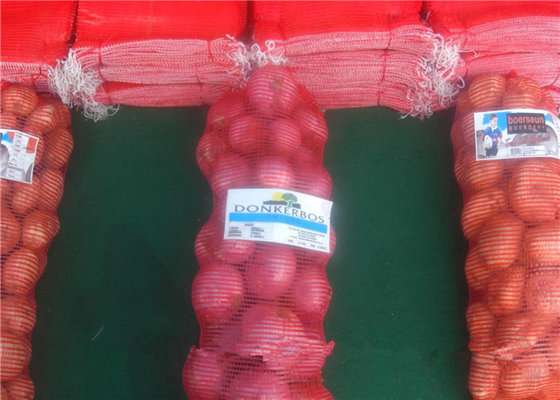 Vegetables Packing Plastic Mesh Bags Shockproof For Agriculture Industrial Use