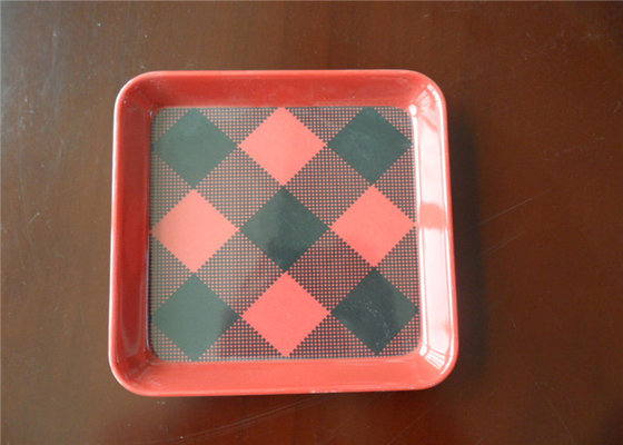 100% Recyclable Melamine Plastic Plates High Temperature Resistant For Breakfast