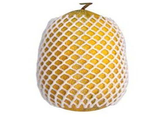 White Recyclable Epe Foam Fruit Net , Unbreakable PE Plastic Mesh Netting