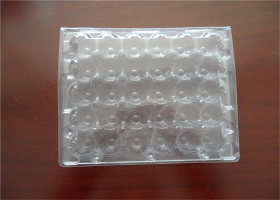 Disposable PET Plastic Quail Egg Cartons Transport Storage Approved