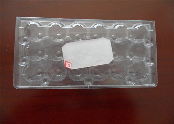 Poultry Equipment PET Custom Made Egg Cartons , Durable Plastic Egg Boxes