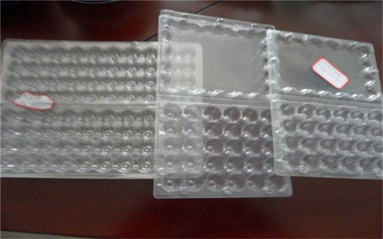 Recycled Plastic Egg Tray , Disposable OEM Design Plastic Egg Containers