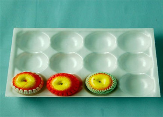 Recyclable 12 Cells PS Fruit Packaging Trays With Customized Diameter
