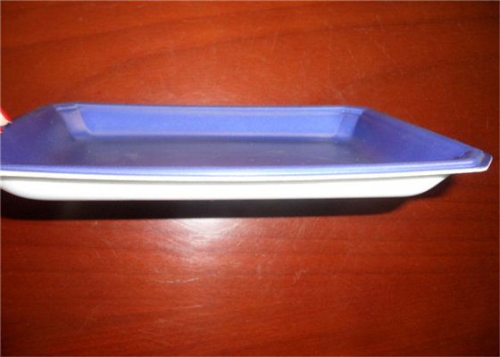 Violet PS Food Grade Plastic Trays For Freezing Meat And Poultry Packaging