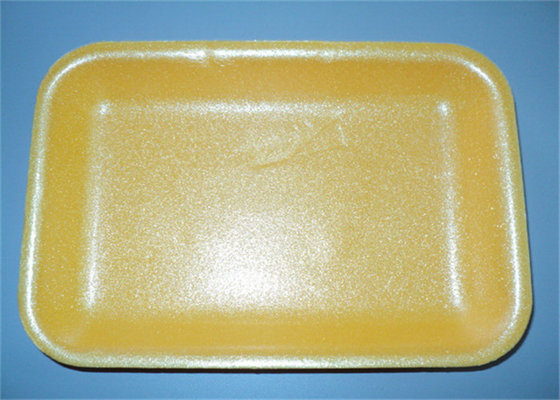 Durable Yellow Plastic Packaging Trays No Nutrition And Flavor Of Food Losing