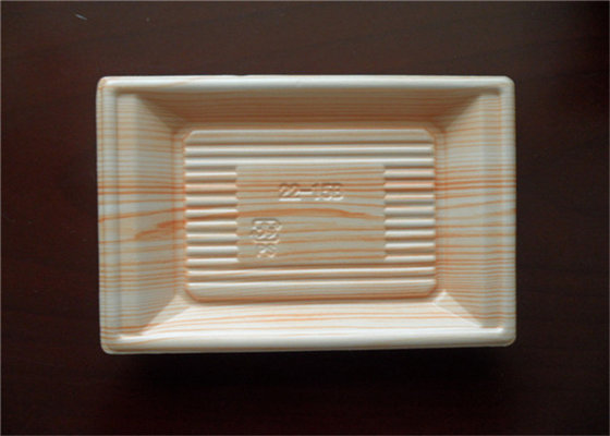 Fast Food Serving Plastic Packaging Trays With Prolong Shelf Life , Heat Resistance