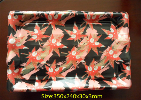 Soft Plastic Packaging Trays Flower Color Supermarket Display With PP Woven Bag Packing