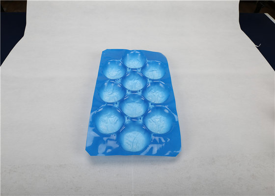Blue Biodegradable Fresh Fruit Party Tray , Fruit And Vegetable Tray Insert Plate