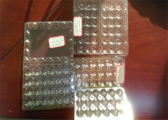 Food Package Plastic Quail Egg Holder PVC Type With Carton Box Packing