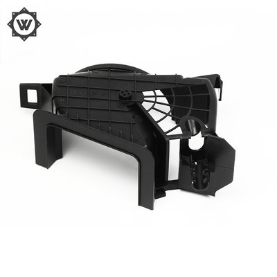 Precision ABS Injection Molding Automotive Parts Black Housing 48 Seconds Cycle Time