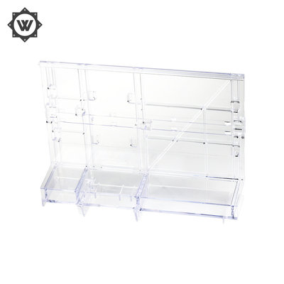 NAK 80 Steel Acrylic Injection Molding Products Clear Cosmetic Display Stand