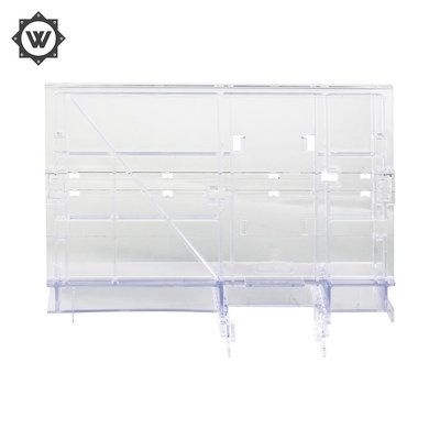 NAK 80 Steel Acrylic Injection Molding Products Clear Cosmetic Display Stand