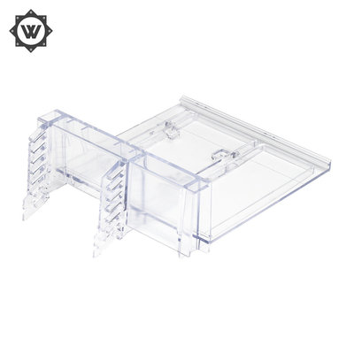 Mirror Polish Clear Plastic Molding PMMA Cosmetic Holder HASCO Mold Base