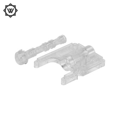 Clear Polycarbonate Plastic Molding Services , Injection Plastic Parts T - Cock Articulator