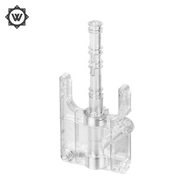Clear Polycarbonate Plastic Molding Services , Injection Plastic Parts T - Cock Articulator