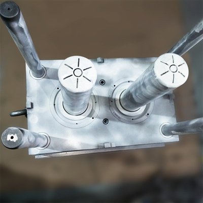 German Steel HASCO Plastic Injection Mold Tooling For PP Tube Pipe Fitting PP+30%GF