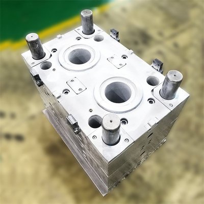 German Steel HASCO Plastic Injection Mold Tooling For PP Tube Pipe Fitting PP+30%GF
