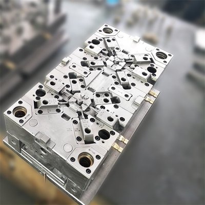 Hand Loaded Inserts Precision Injection Mould For PP +10%GF Housing Stem