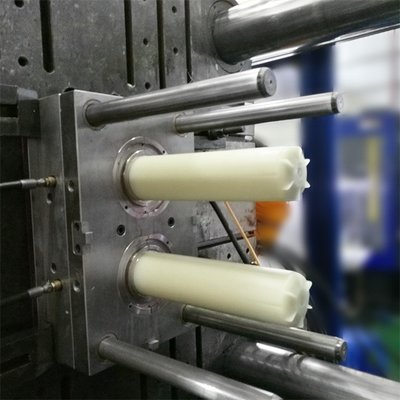2 Cavity PP Plastic Tube Mold , Pin Point Gate Injection Molding Maker
