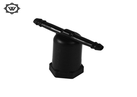 HRC48-52 Multi Cavity Injection Molding White / Black ABS Plastic Tubing Connectors