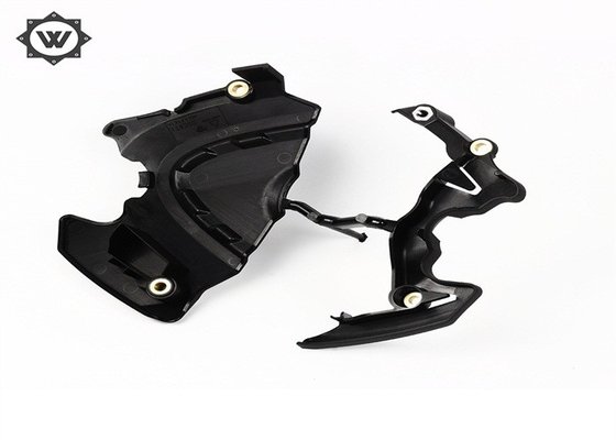 Professional Brass Metal Insert Molding , Black PC/ABS Plastic Molding Parts