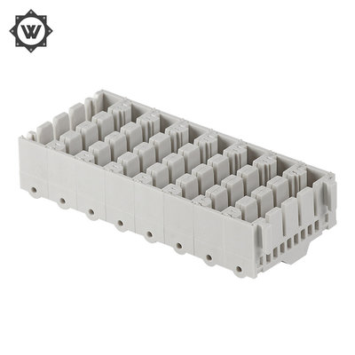 White ABS Electrical Plastic Moulding Connector Housing Different Treatment