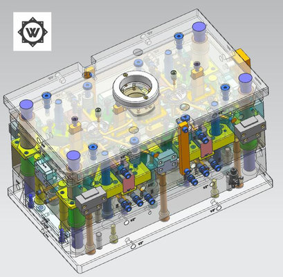 Super Complicated GS738H Plastic Mold Components For PP+10%GF T - Branch Pipe