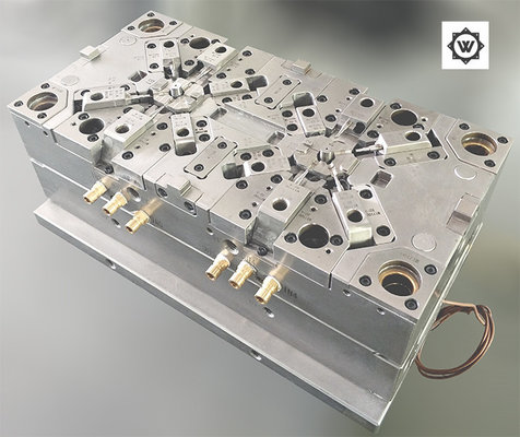 Super Complicated GS738H Plastic Mold Components For PP+10%GF T - Branch Pipe