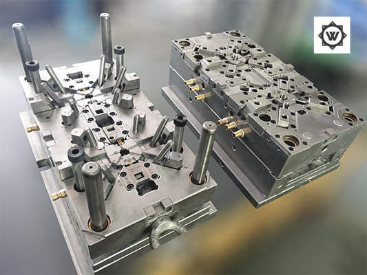 Super Complicated GS738H Plastic Mold Components For PP+10%GF T - Branch Pipe