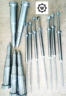 SKD61 Metal Threaded Inserts For Plastic Injection Mold Ejector Sleeve Ejector Pin DME