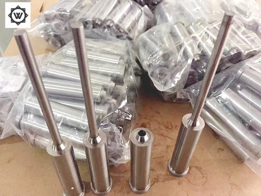 SKD61 Metal Threaded Inserts For Plastic Injection Mold Ejector Sleeve Ejector Pin DME