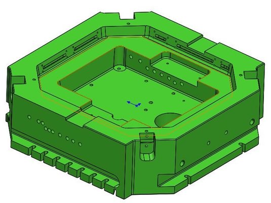 Forged prototype die casting dies , pressure die casting tools 4100KG weight