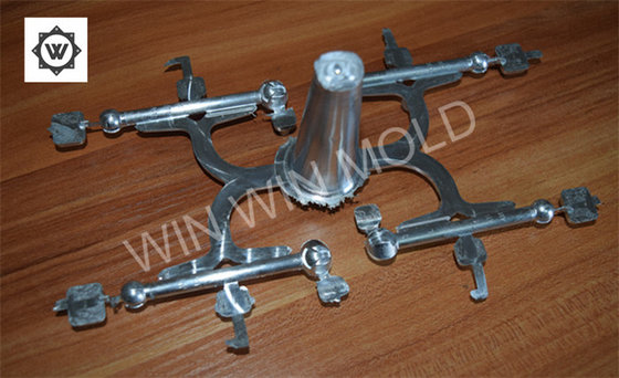 ADC12 Zine Edge Gate Die Cast Mold Makers SKD61 Steel HASCO Mold Base